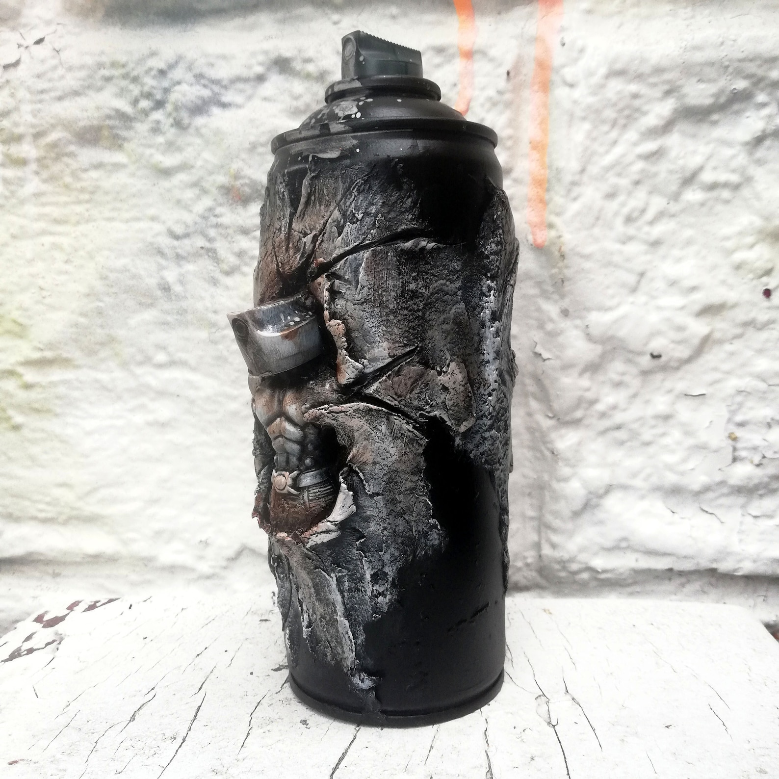 Graffiti Sculpture Recycled Spray Paint Can Toy Action Figure - Etsy