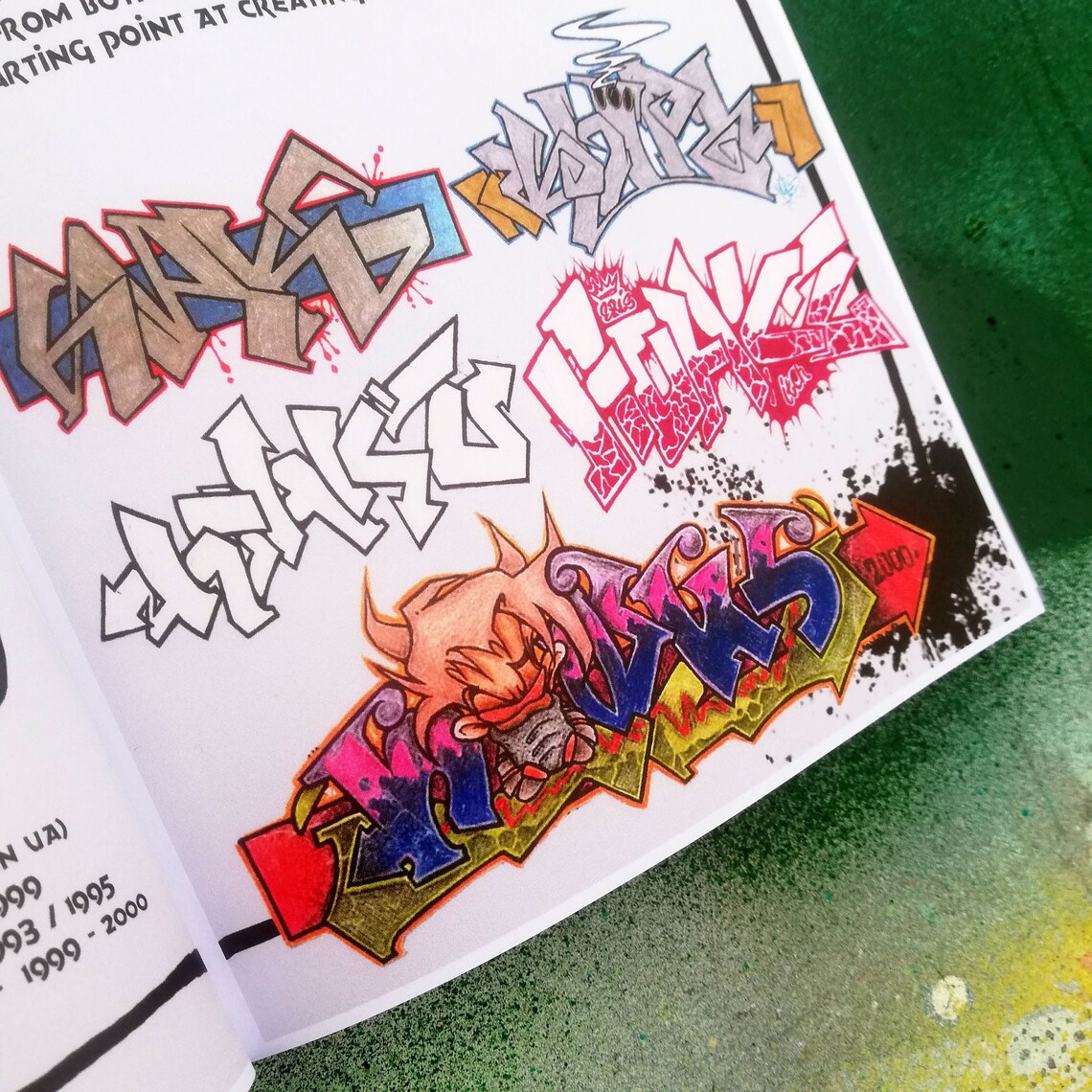 Hoakser Masked Man Graffiti Character 20 Years Book - HARDBACK - Etsy