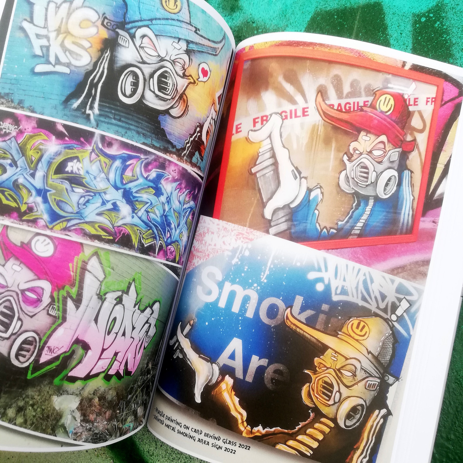 Hoakser Masked Man Graffiti Character 20 Years Book - HARDBACK - Etsy