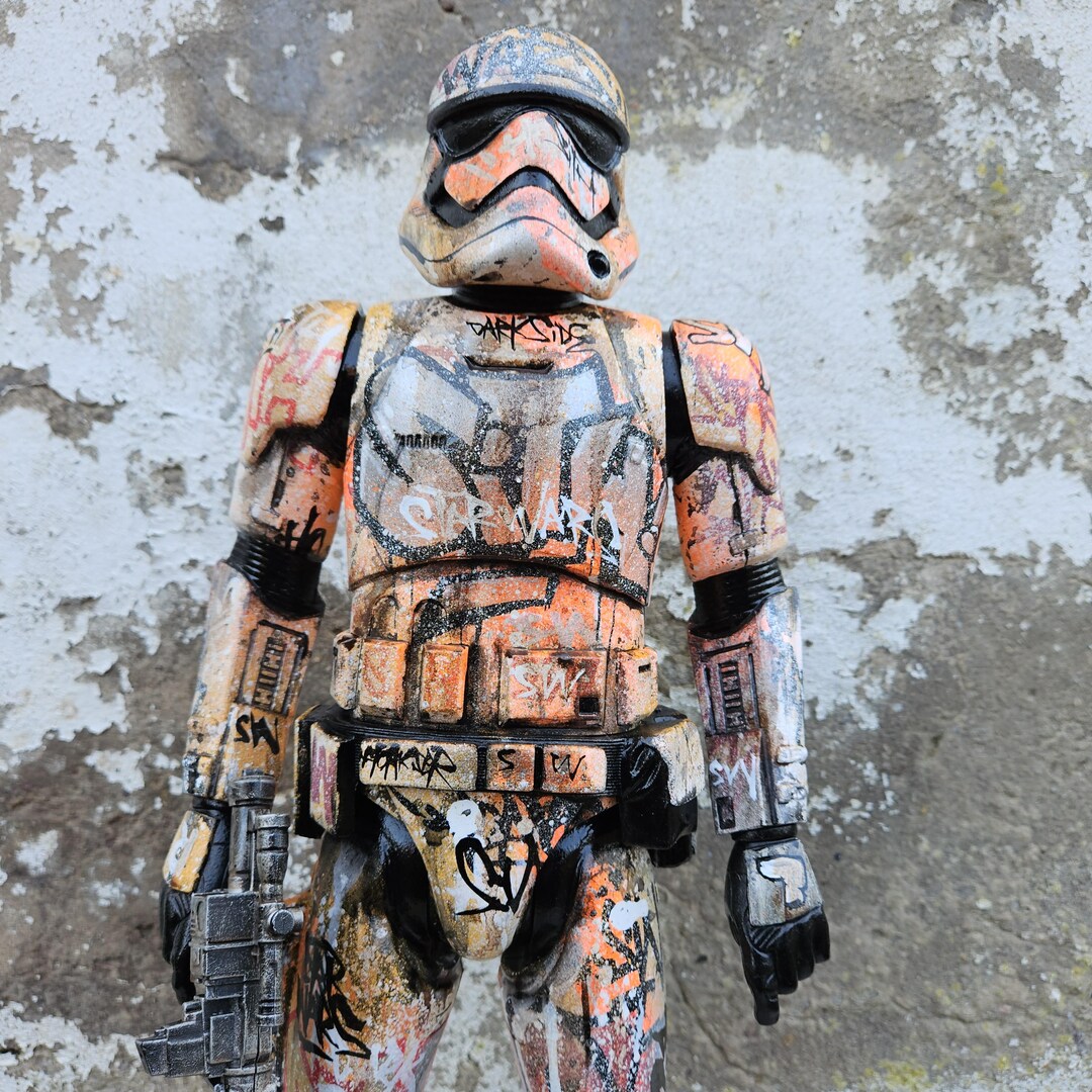 Graffiti Star Wars STORM TROOPER Custom 18 Inch Figure - Etsy