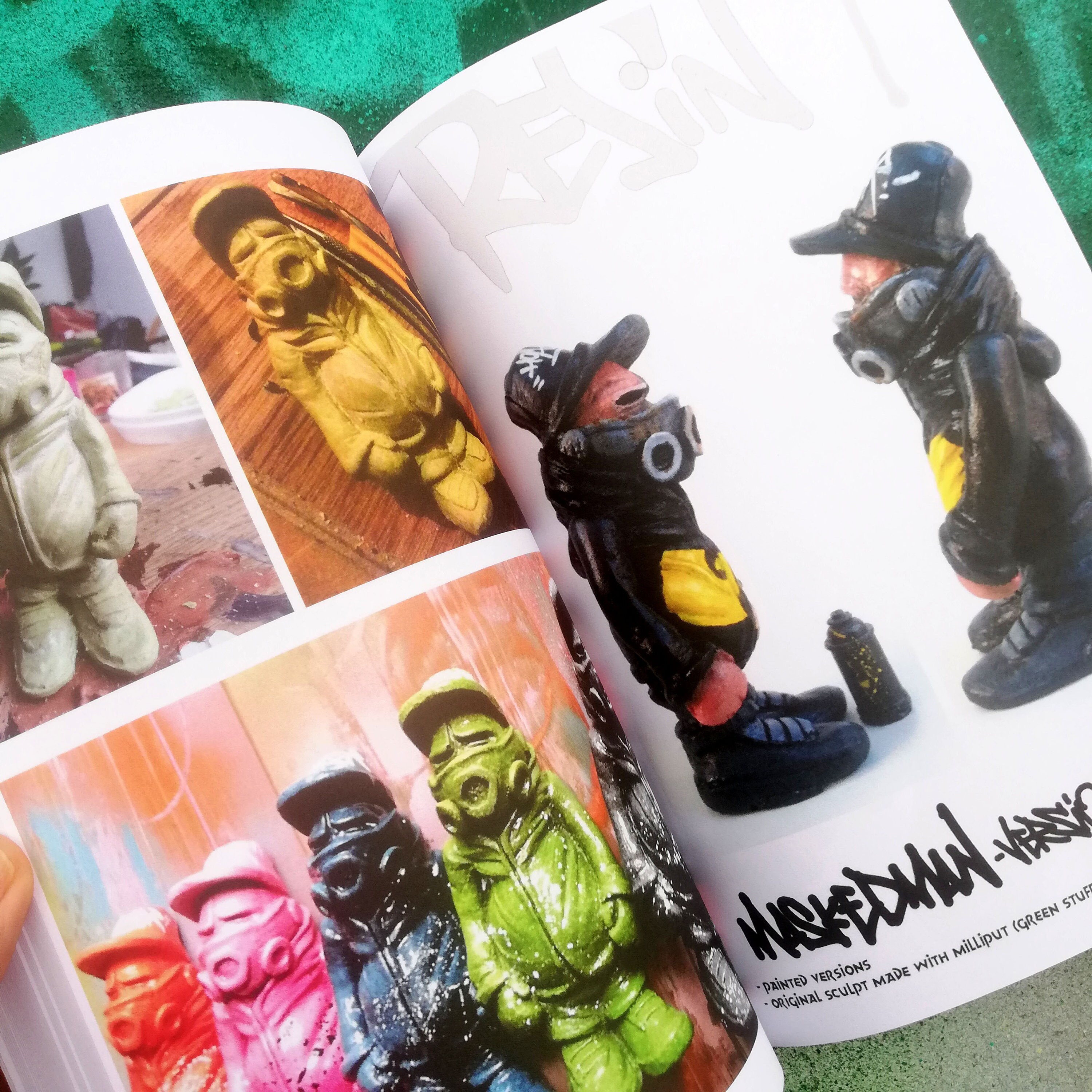 Hoakser Masked Man Graffiti Character 20 Years Book - HARDBACK - Etsy