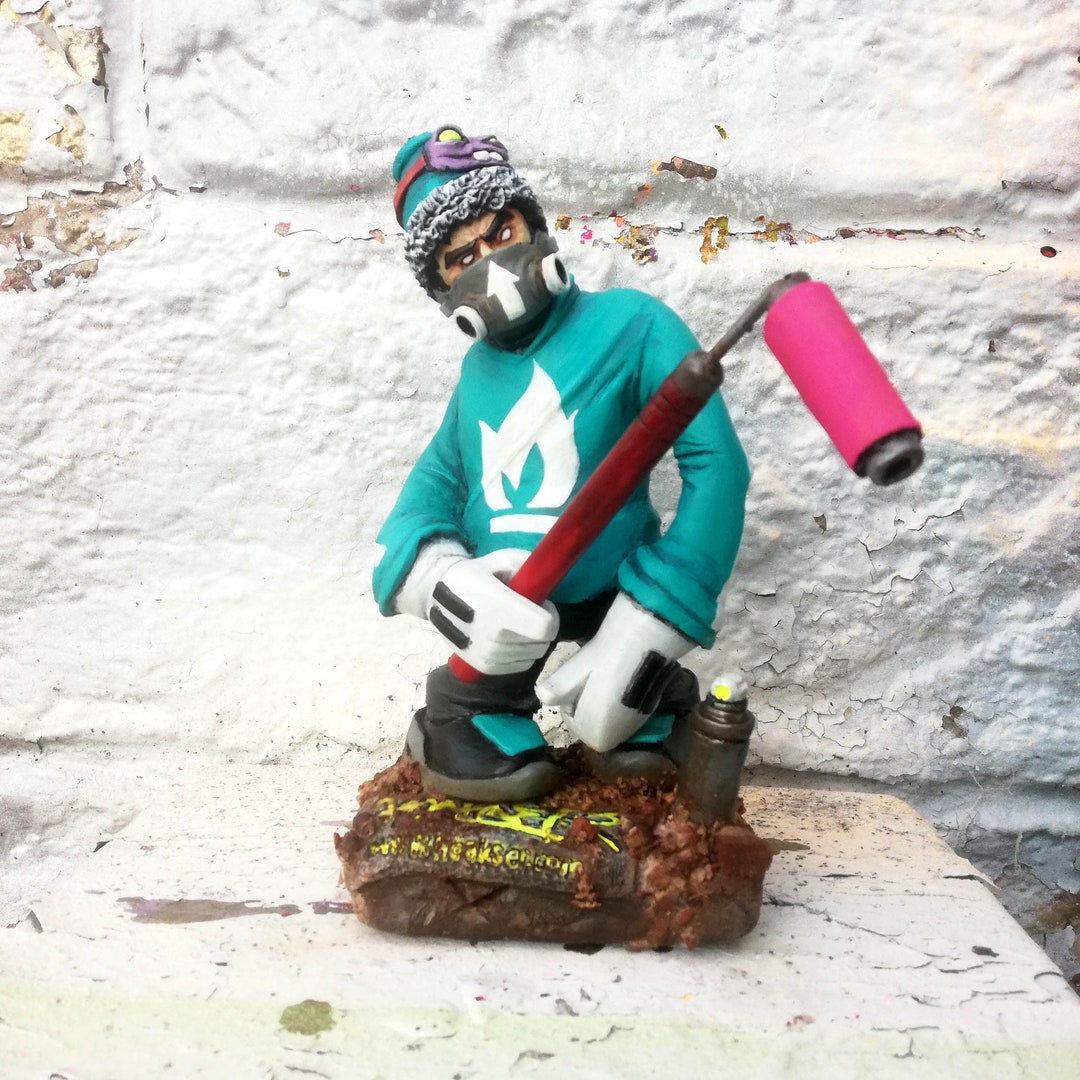 Graffiti Character Sculpture by Hoakser - Etsy