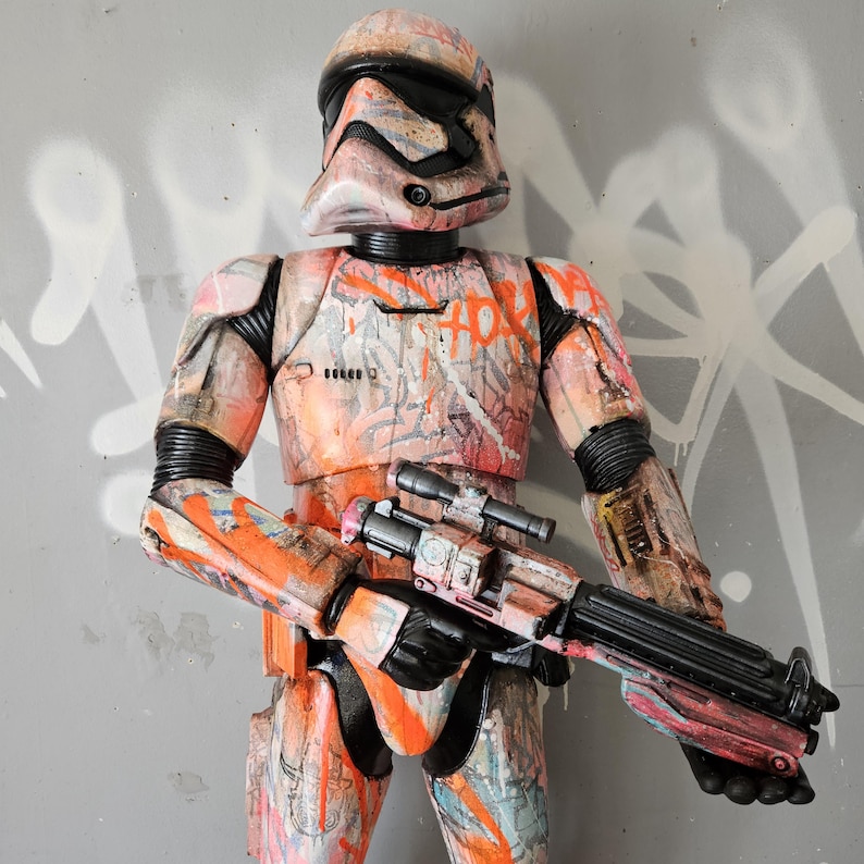 GIANT 4ft Star Wars Graffiti Custom Figure Storm Trooper by Hoakser ...