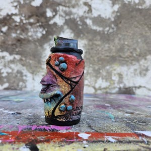 Graffiti Resin Mini Figure Spray Paint by Hoakser - Etsy