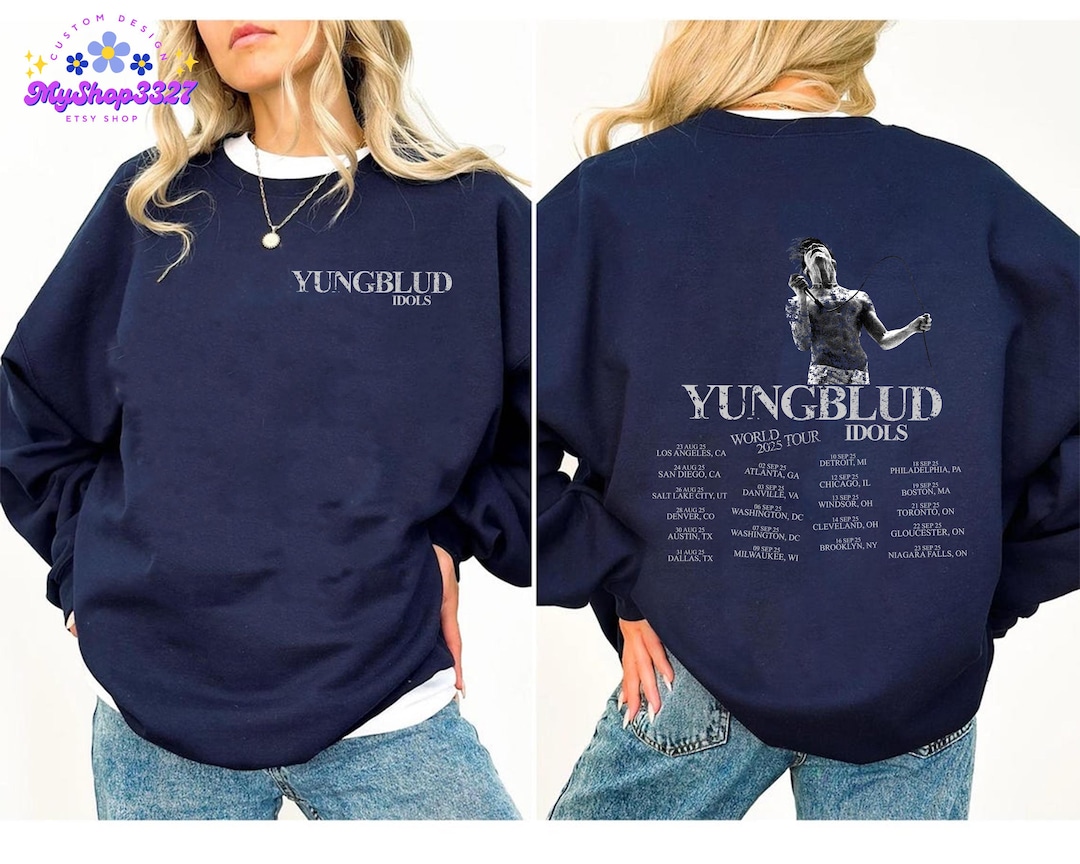 Yungblud Unisex Sweatshirt, Yungblud Kid's Hoodie, World Tour Graphic ...