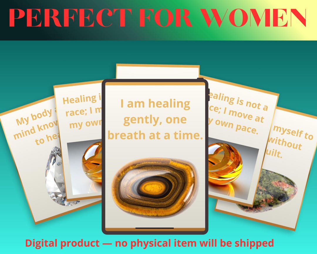 Healing Affirmation Cards Printable | Self-healing Quotes - Etsy