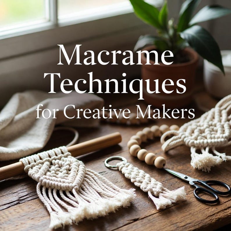 Modern Macrame Techniques for Creative Makers - A Practical Guide to ...