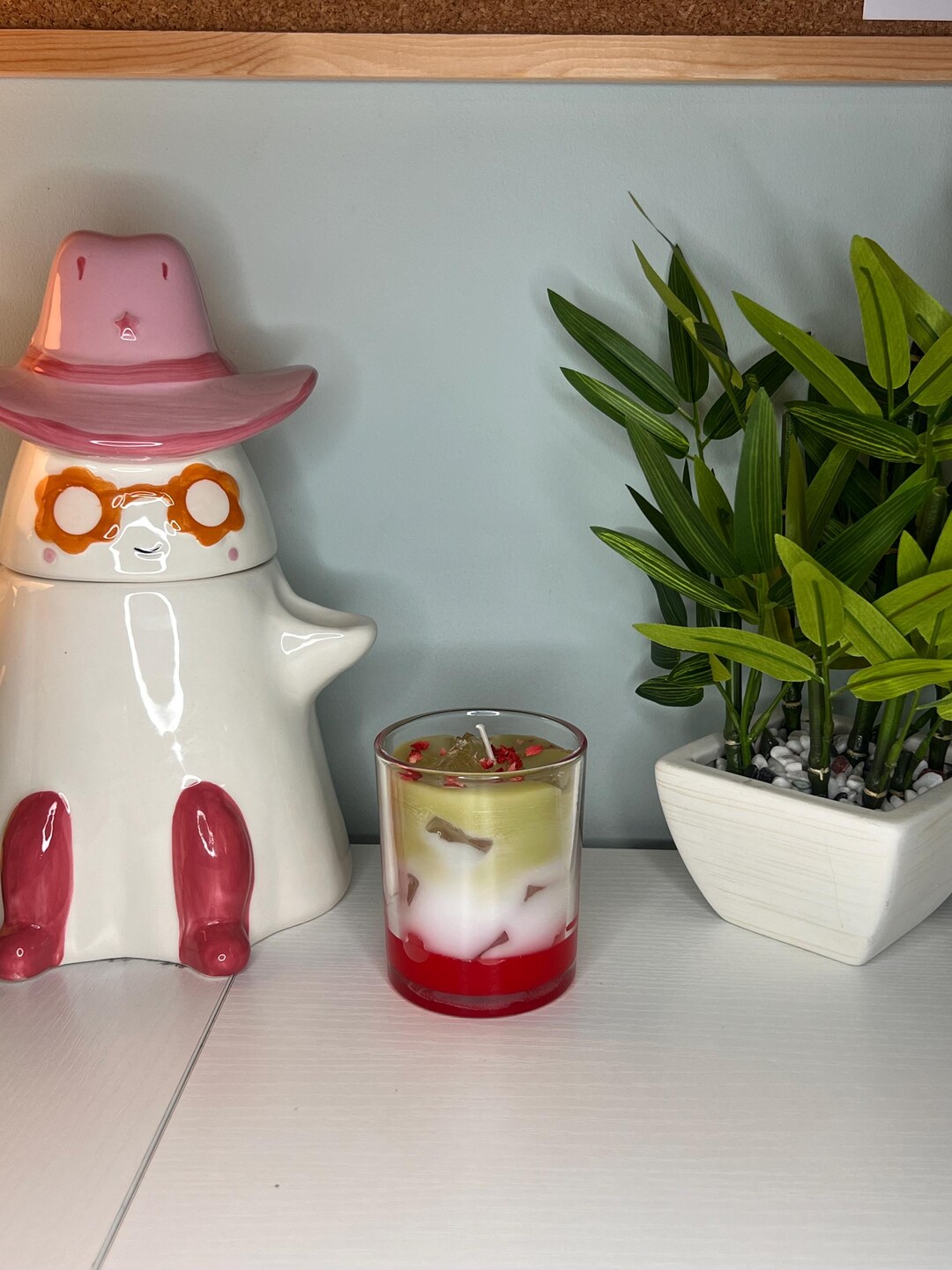 Strawb Matcha Latte. Snow Angel Scented Candle 7oz - Etsy