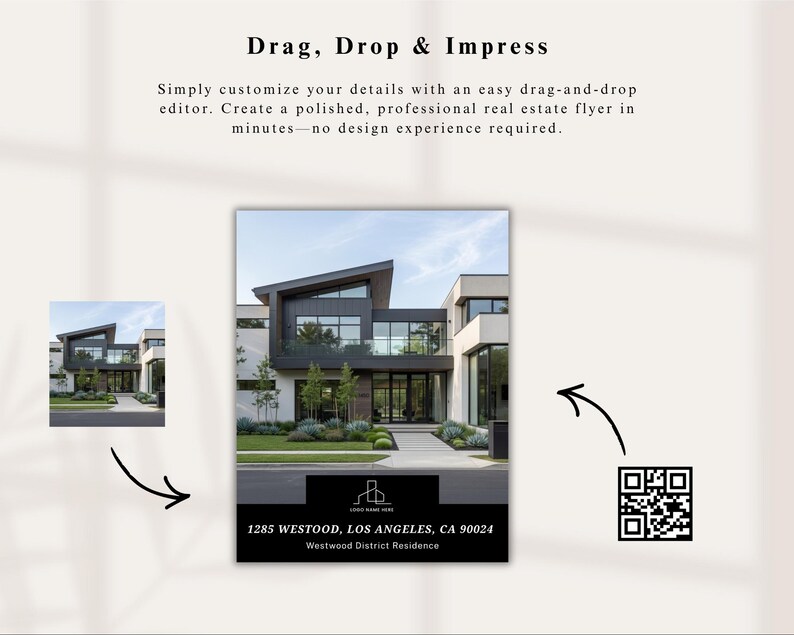 Real Estate Flyer Template, Luxury Property Brochure, Open House Flyer ...