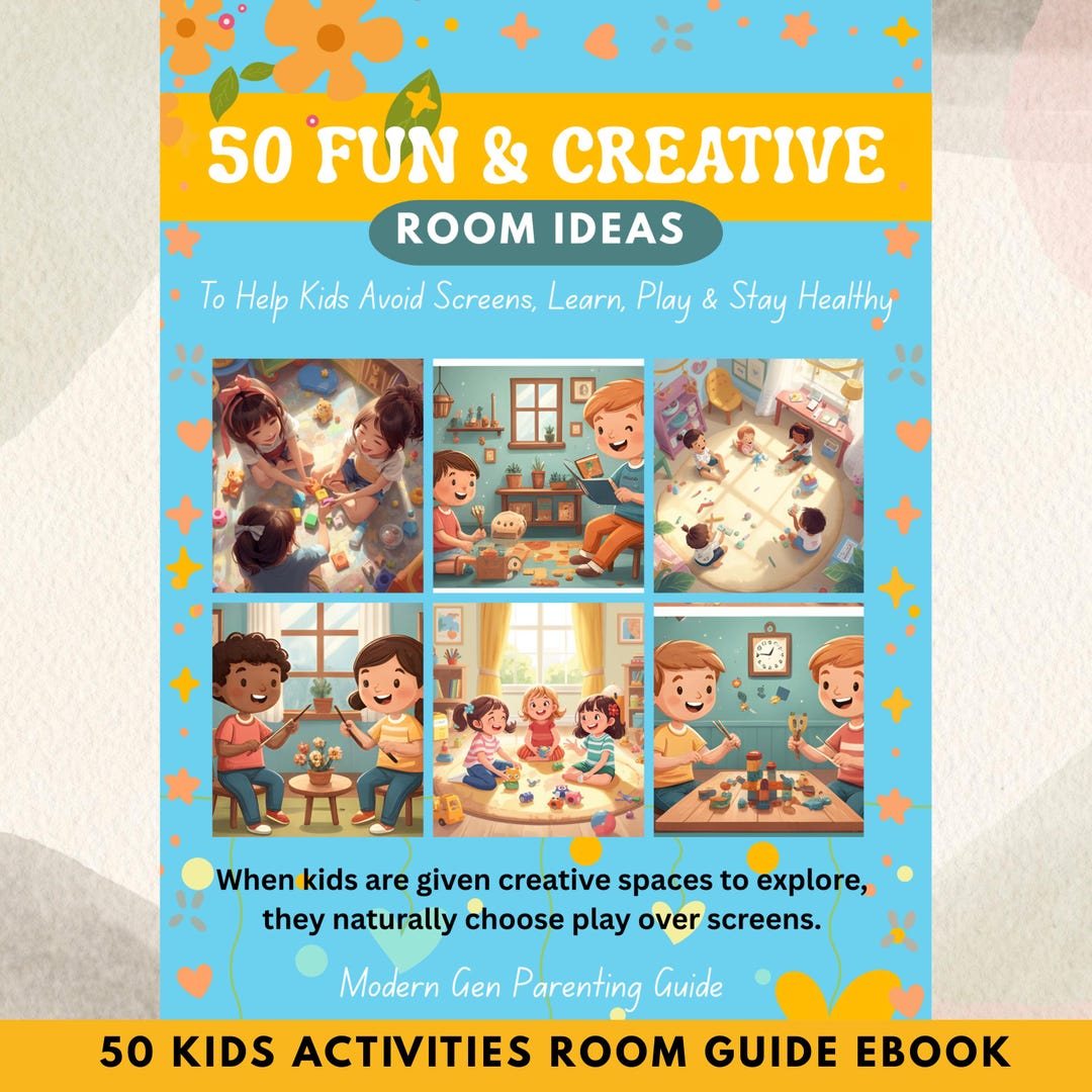 50 Screen-free Activity Room Ideas – Kids Ages 2-15 (digital Ebook) - Etsy