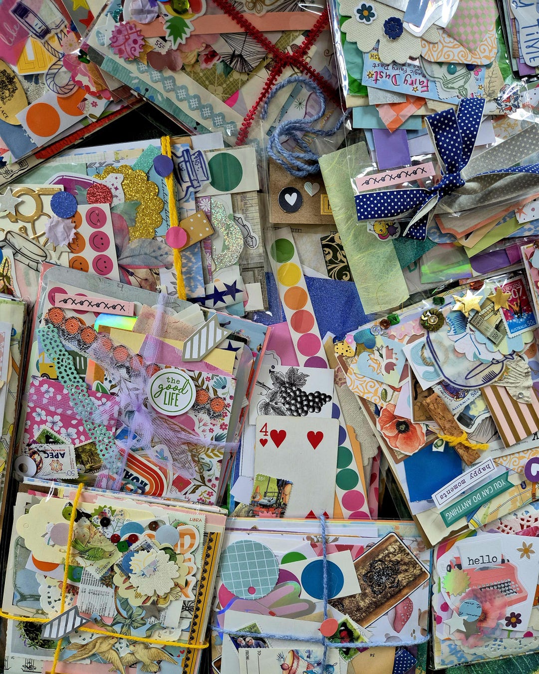 Junk Journal Goodie Bags 75+ Items - Etsy