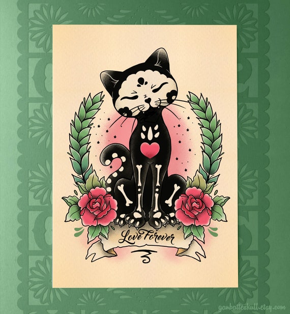 Traditional Black Cat Flash