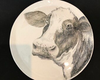 Cow Dinner Plate - Etsy
