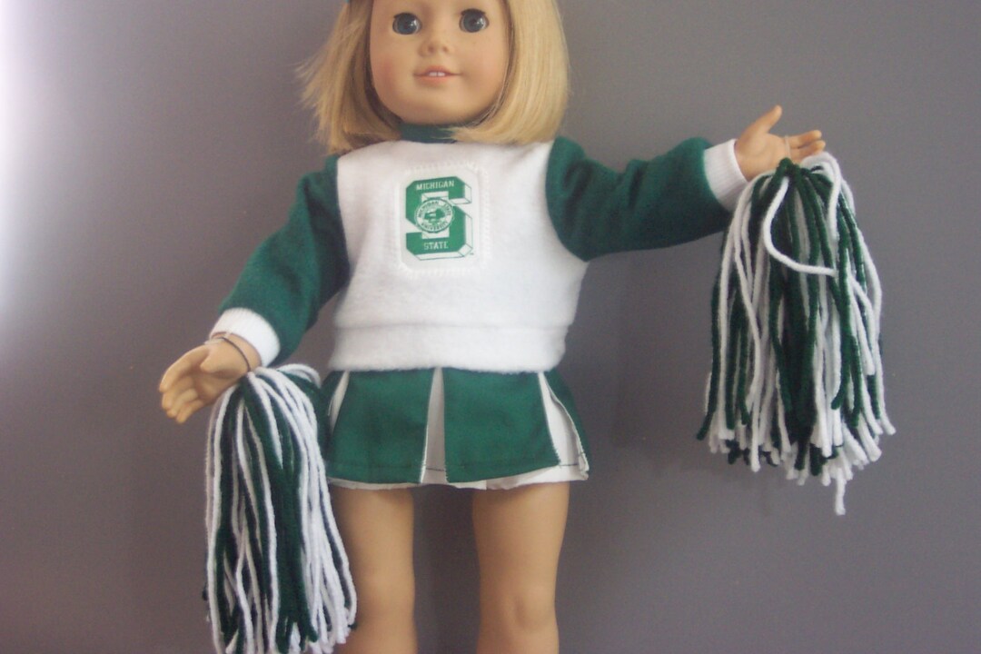 Michigan State Cheerleader Outfit Will Fit Your American Girl Doll. - Etsy