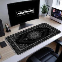 Techsource Mousepad - Cyber White | 900x400/800x300 | Stitched Edges ...