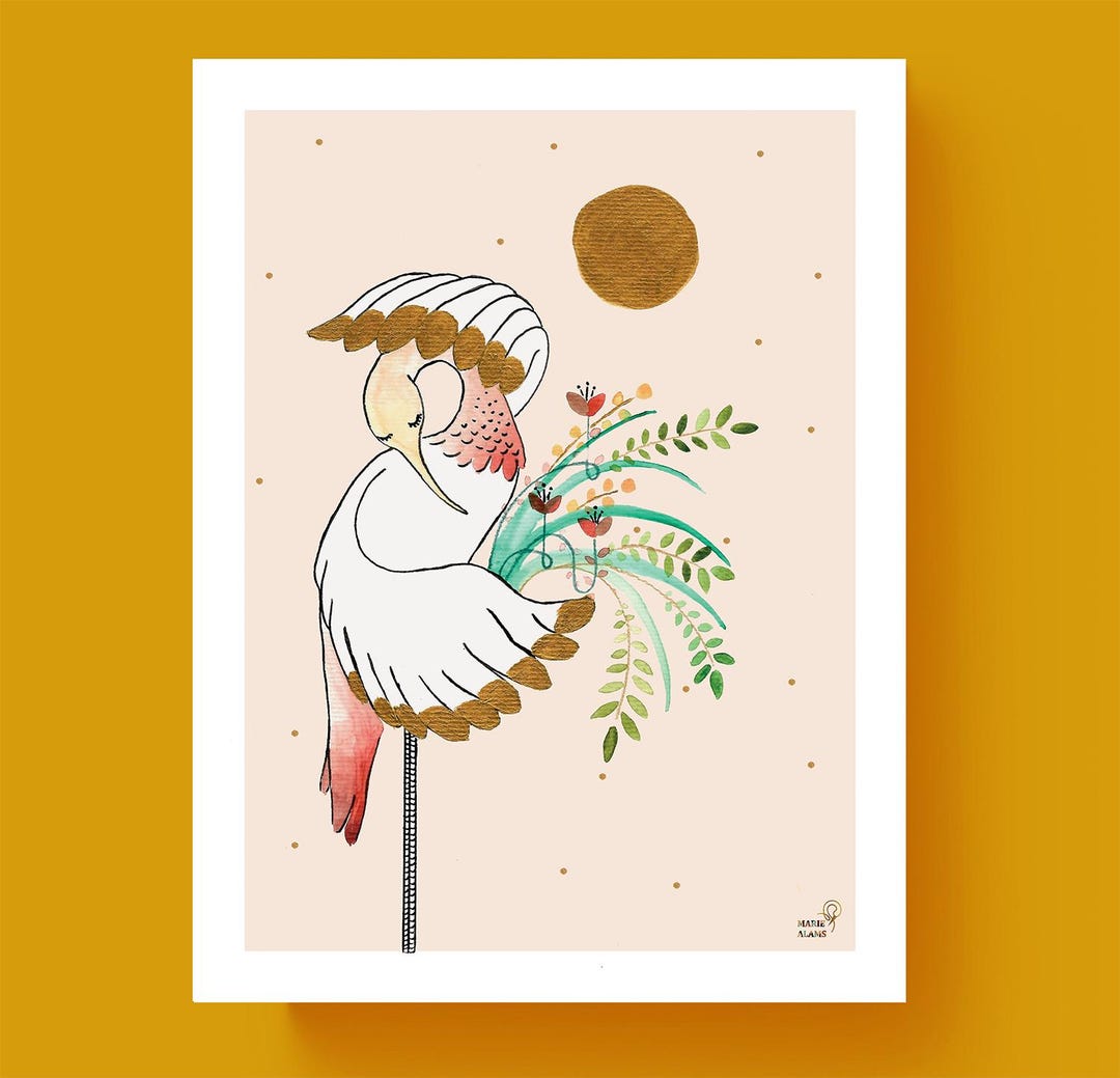 Simple and Elegant Illustrated Poster, 30x40 Cm - Etsy