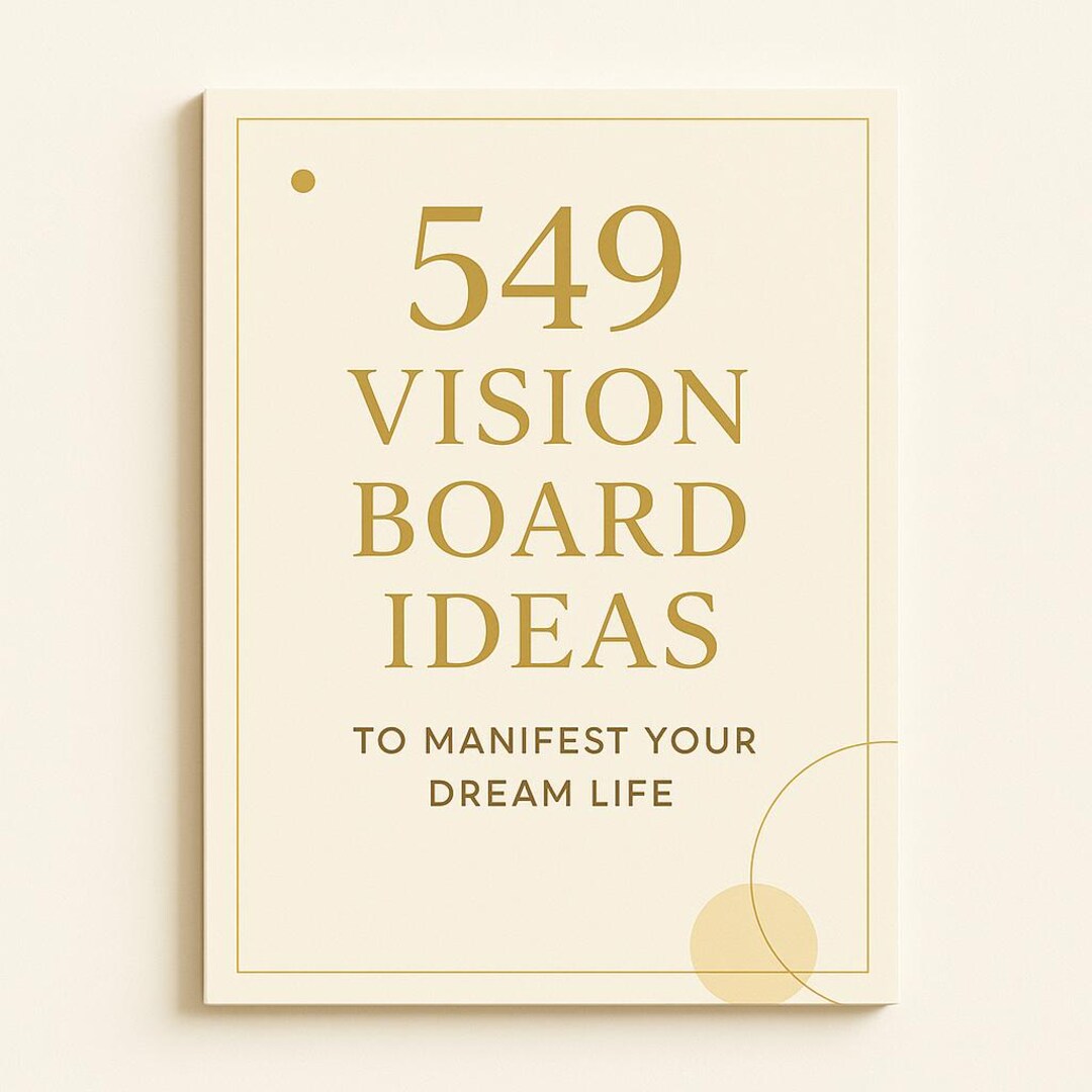 549 Vision Board Ideas PDF • Christmas Manifestation List • Holiday ...