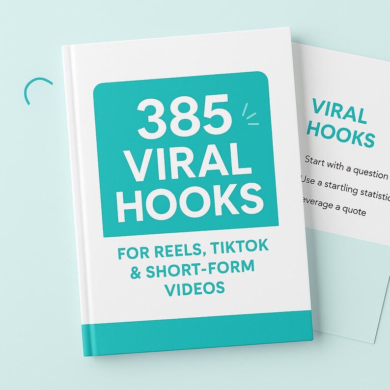 385 Viral Hooks for Reels Tiktok & Short-form Videos PDF • Christmas ...