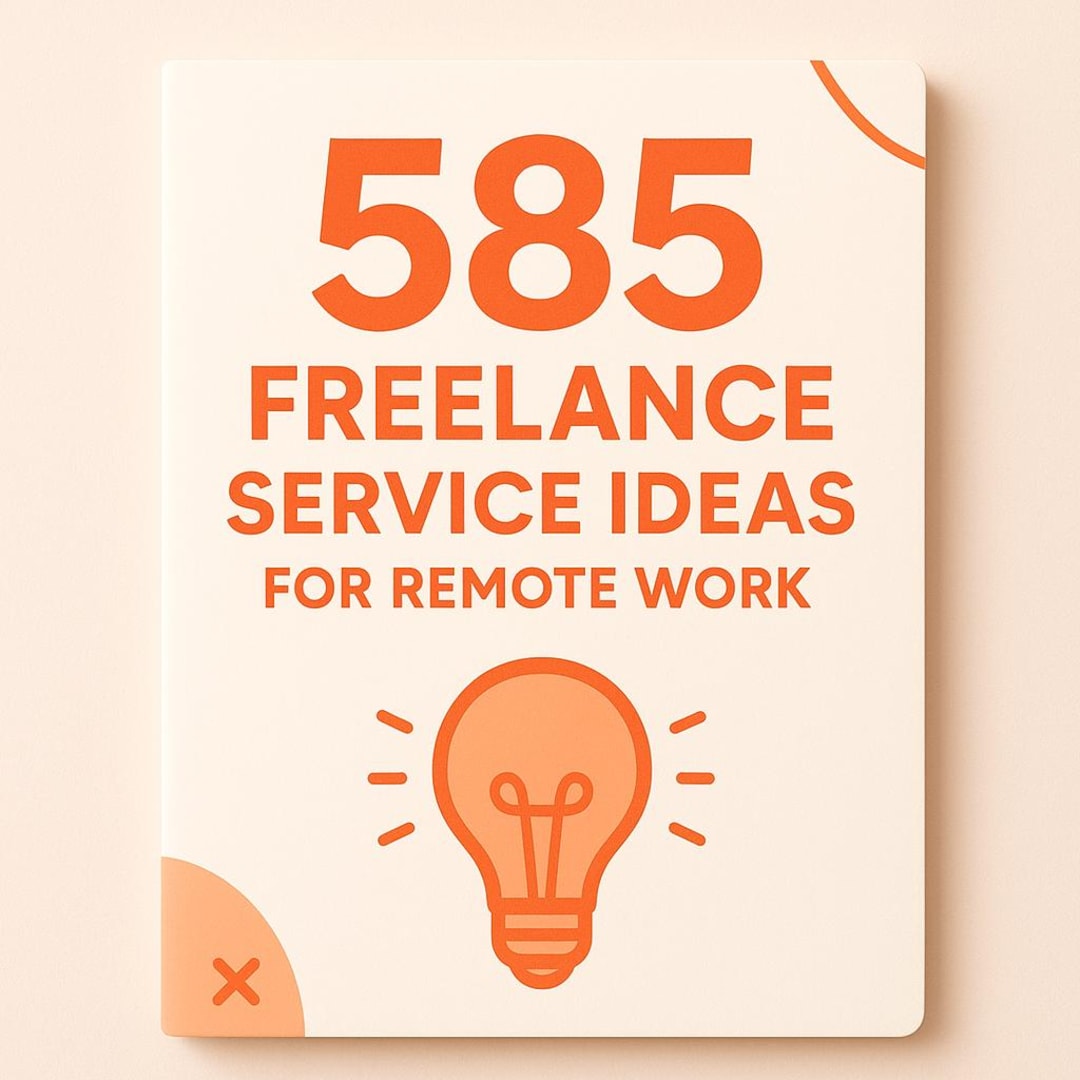 585 Remote Work Freelance Ideas • PDF Guide for Digital Nomads (digital ...