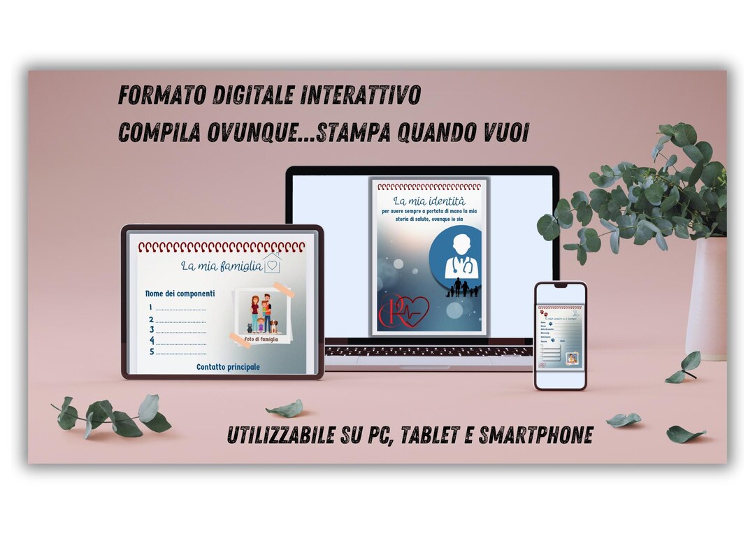 Interactive & Printable PDF Digital Health Passport_family Medical ...