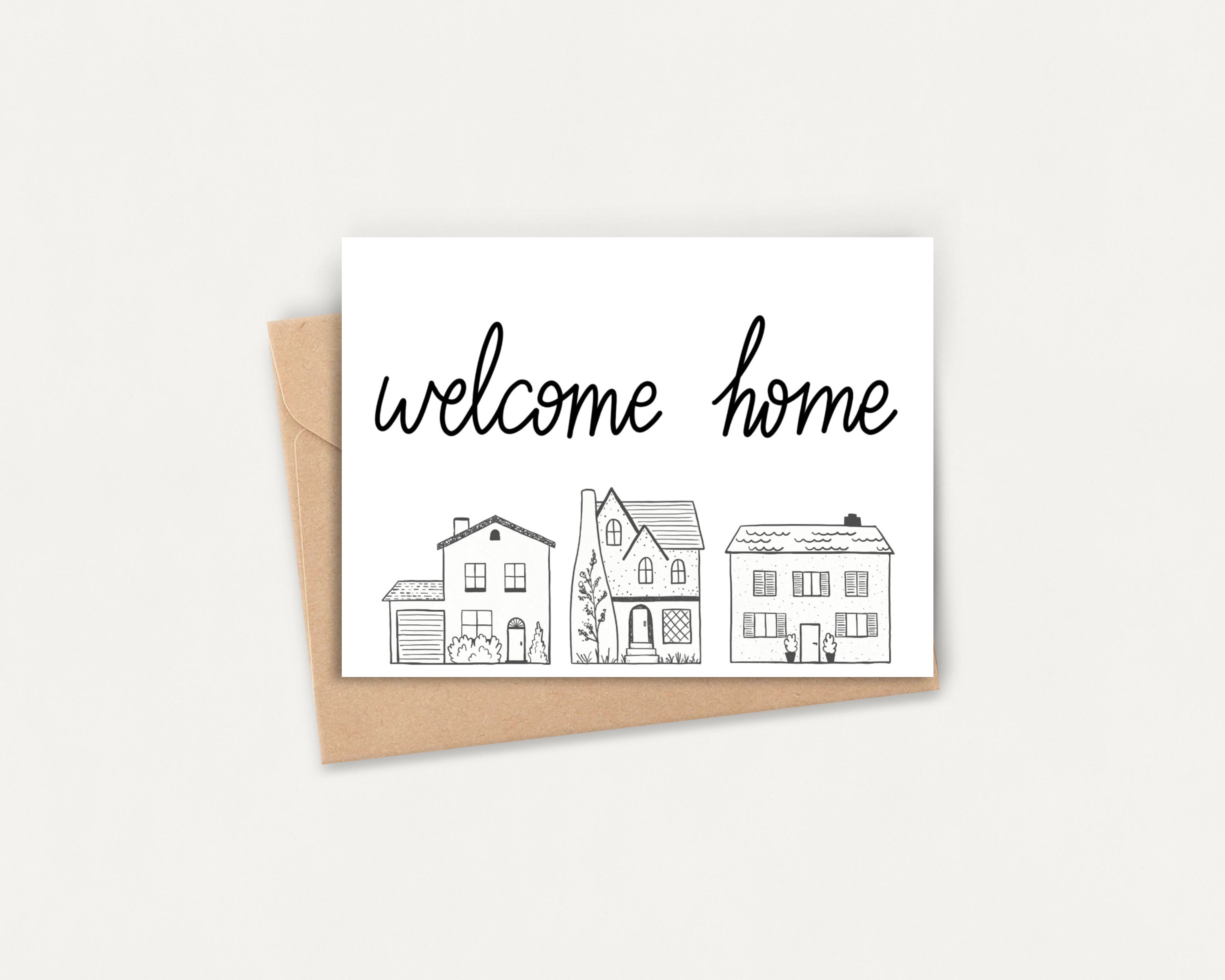Printable New House Card New Home Greeting Card Realtor Closing Gift ...