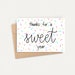 Printable Teacher Thank You Card Sprinkles Teacher Appreciation Card ...