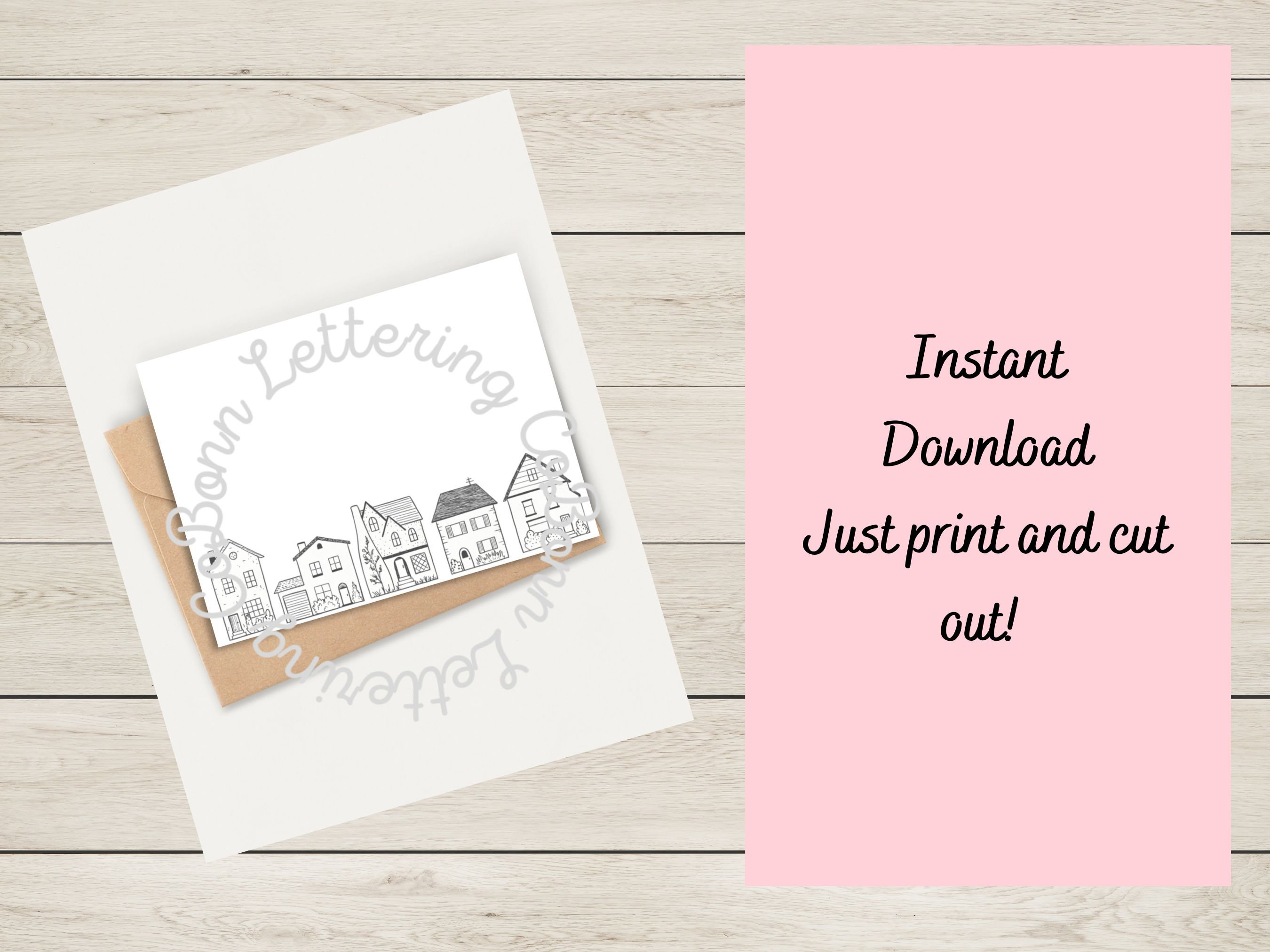 Printable House Note Card | Real Estate Marketing | Realtor Marketing ...