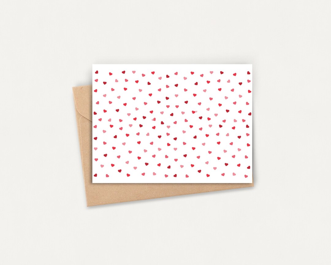 Printable Valentine's Day Card Hearts Galentines Day Card Printable ...