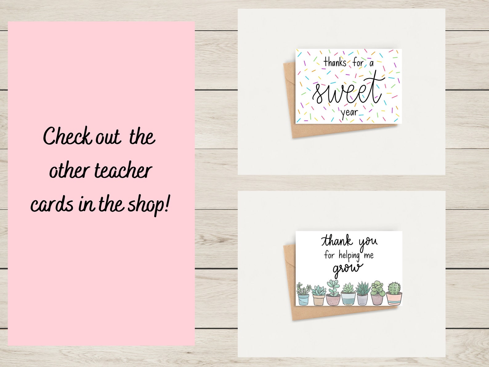 Printable Summer End of Year Teacher Card Sprinkles Teacher ...