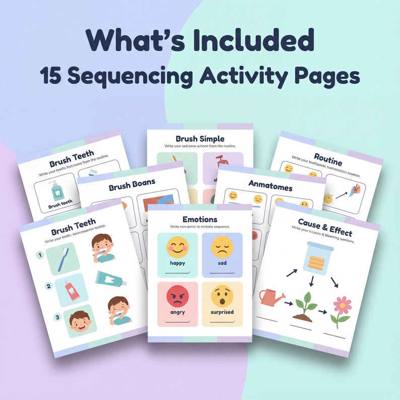 What Comes Next Sequencing Activities for Kids | Visual Thinking ...