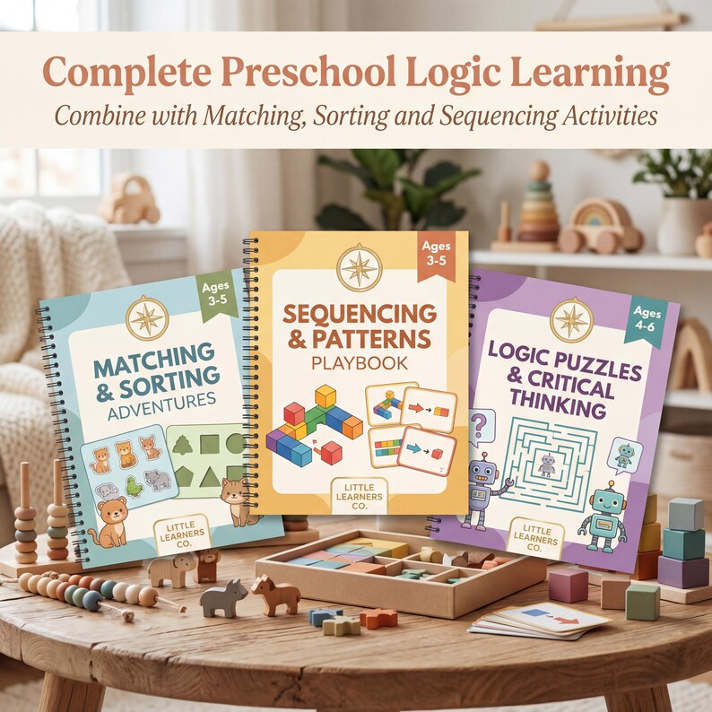 Repeating Pattern Activities for Kids Visual Patterns and Logic Skills ...