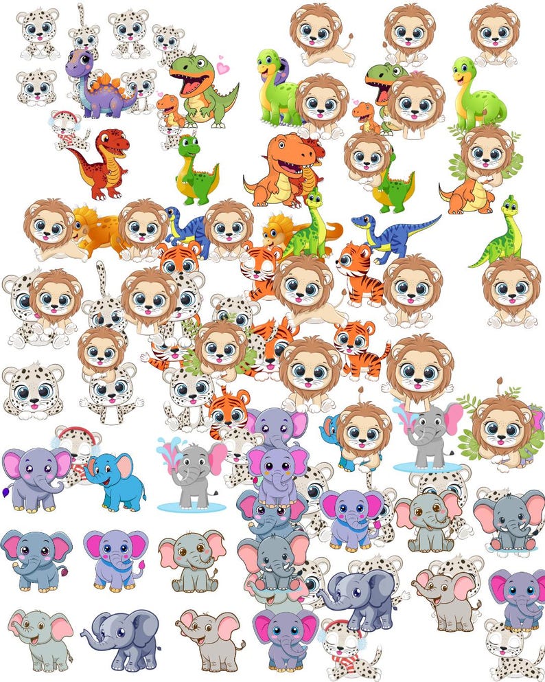 Animal Premium Stickers Collection - Etsy