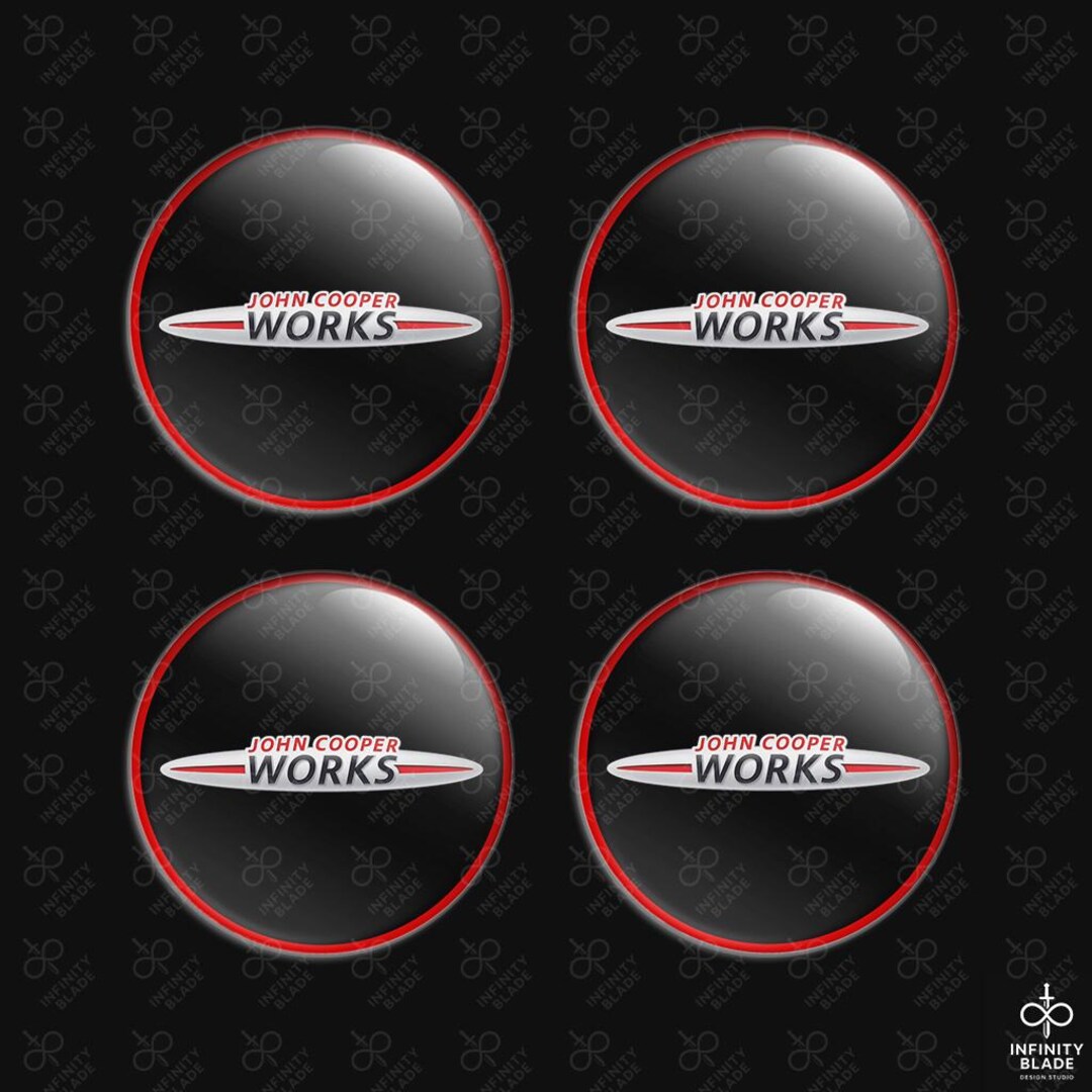 Gloss 3D Resin Rim Emblems | Wheel Center Cap Overlay Decals ...
