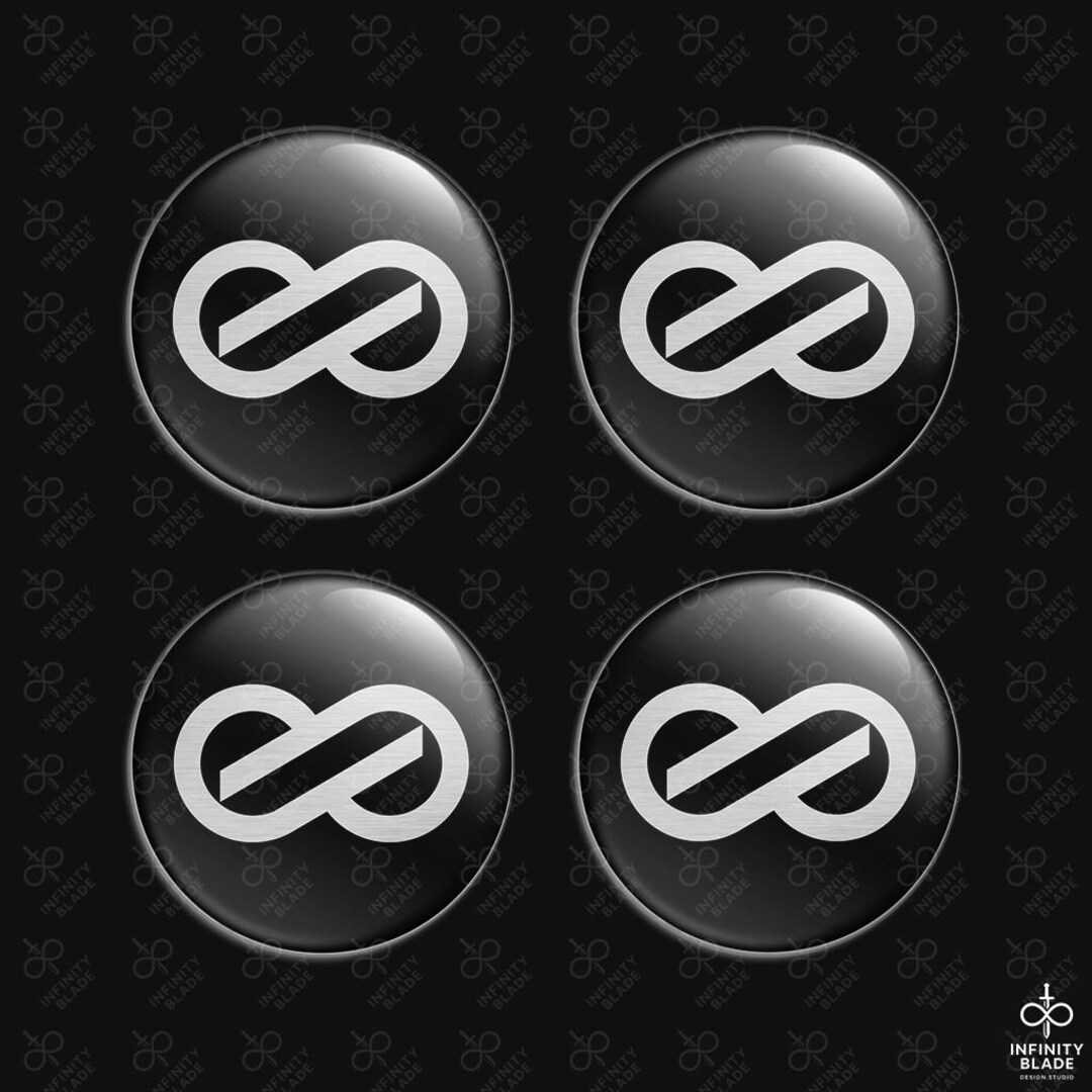Enkei Gloss 3D Resin Rim Emblems | Wheel Center Cap Overlay Decals ...