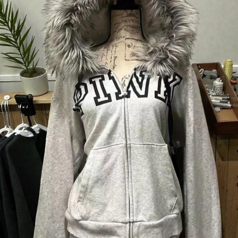 Vintage Hollister Fur Jacket - Etsy UK