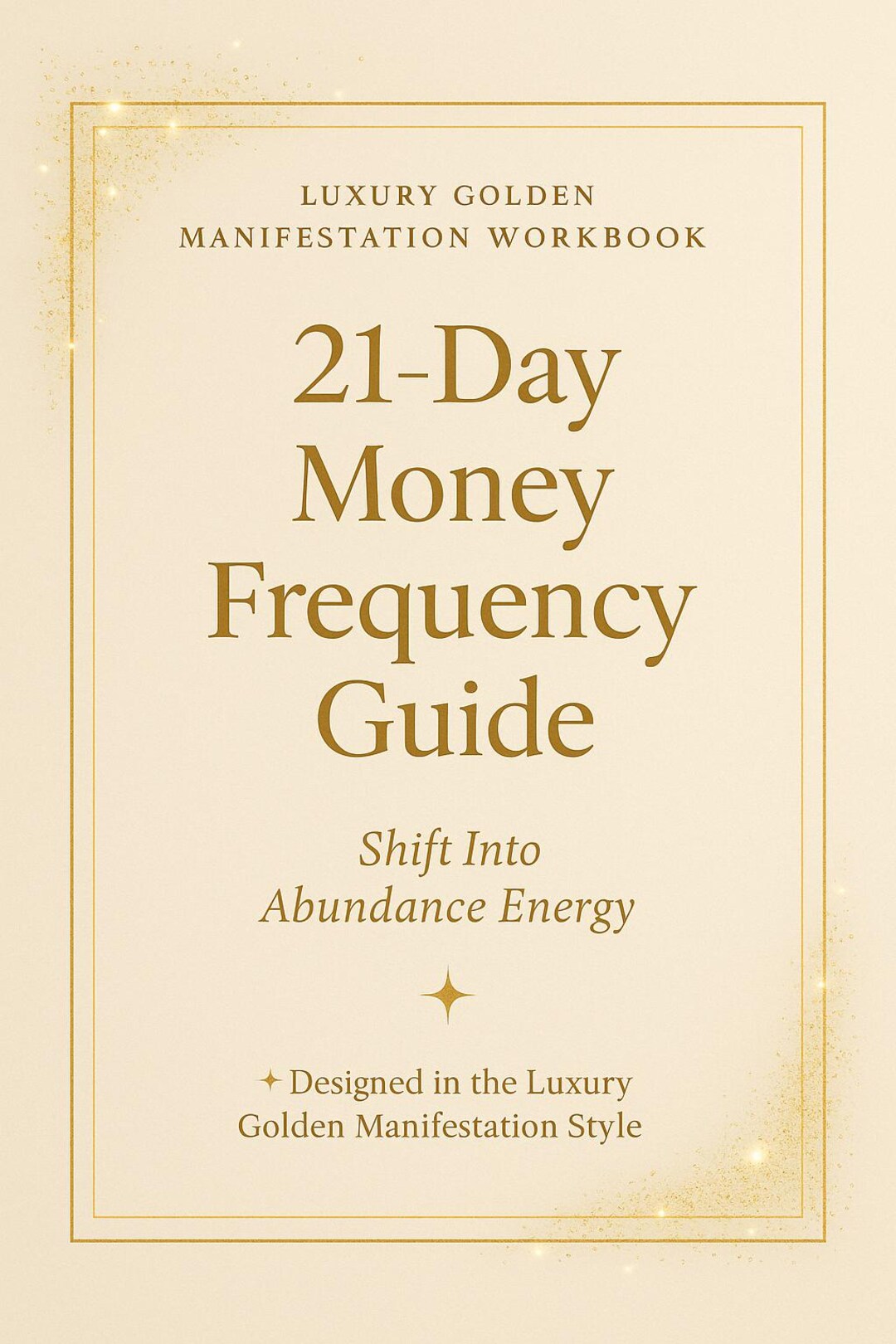 21 Day Money Frequency Guide, Abundance Manifestation Workbook, Wealth ...