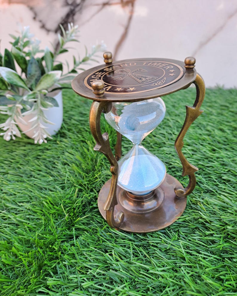 Vintage Brass Sand Timer – Nautical Hourglass, Maritime Decor - Etsy