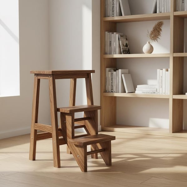 Wood Stools 24 High - Etsy