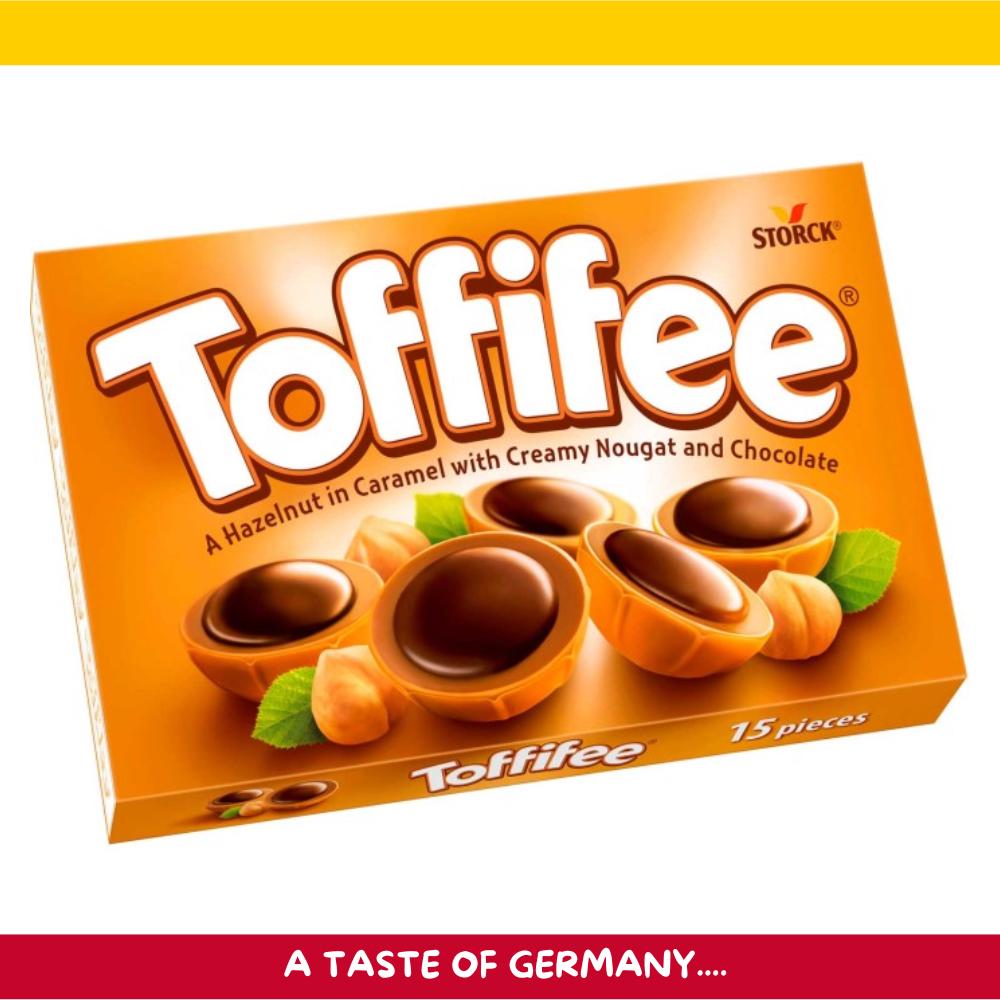 Bombons Toffifee – Caixa com 125 g - Etsy Portugal