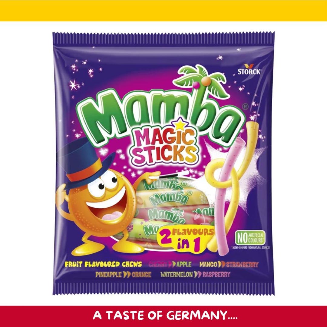 Mamba Magic Sticks – Soft Fruity Candy Sticks – 140g (4.94 Oz) Bag - Etsy