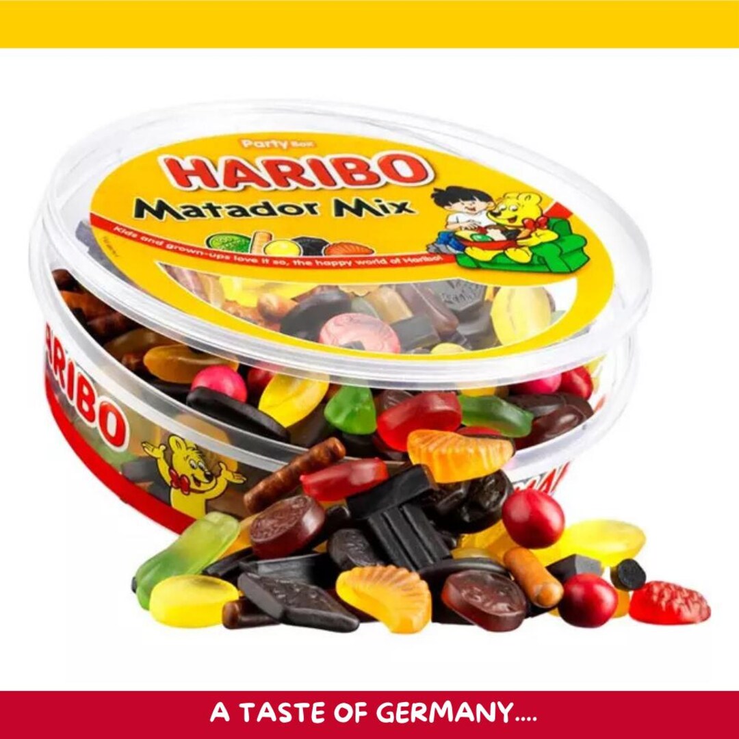 Haribo Matador Mix 600g (1.32 Lbs) – Danish Licorice & Fruit Candy ...