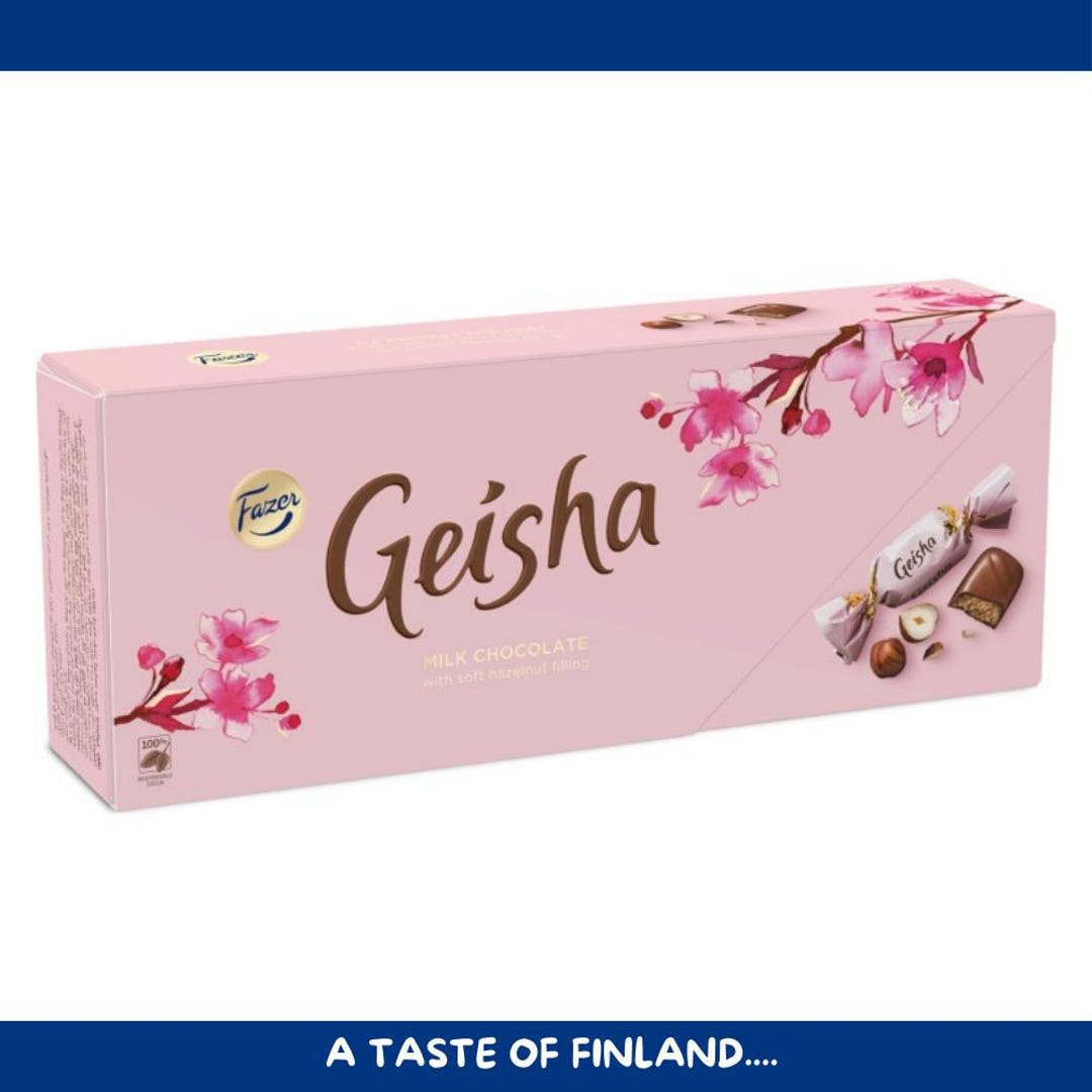 Fazer Geisha Milk Chocolate Box – 228g (8.04 Oz) - Etsy