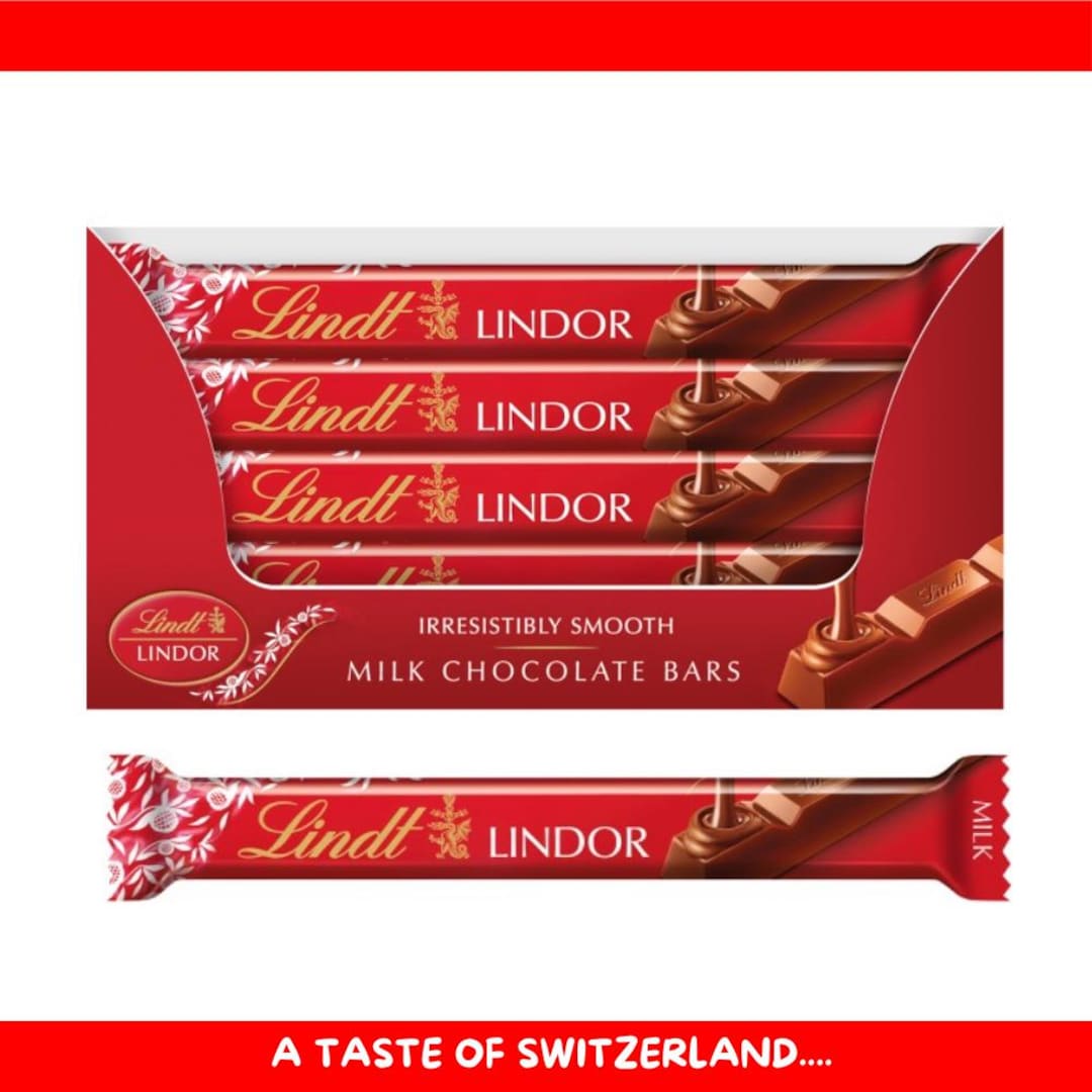 Lindt LINDOR Milk Chocolate Multi-pack 24x38g – Creamy Swiss Chocolate ...
