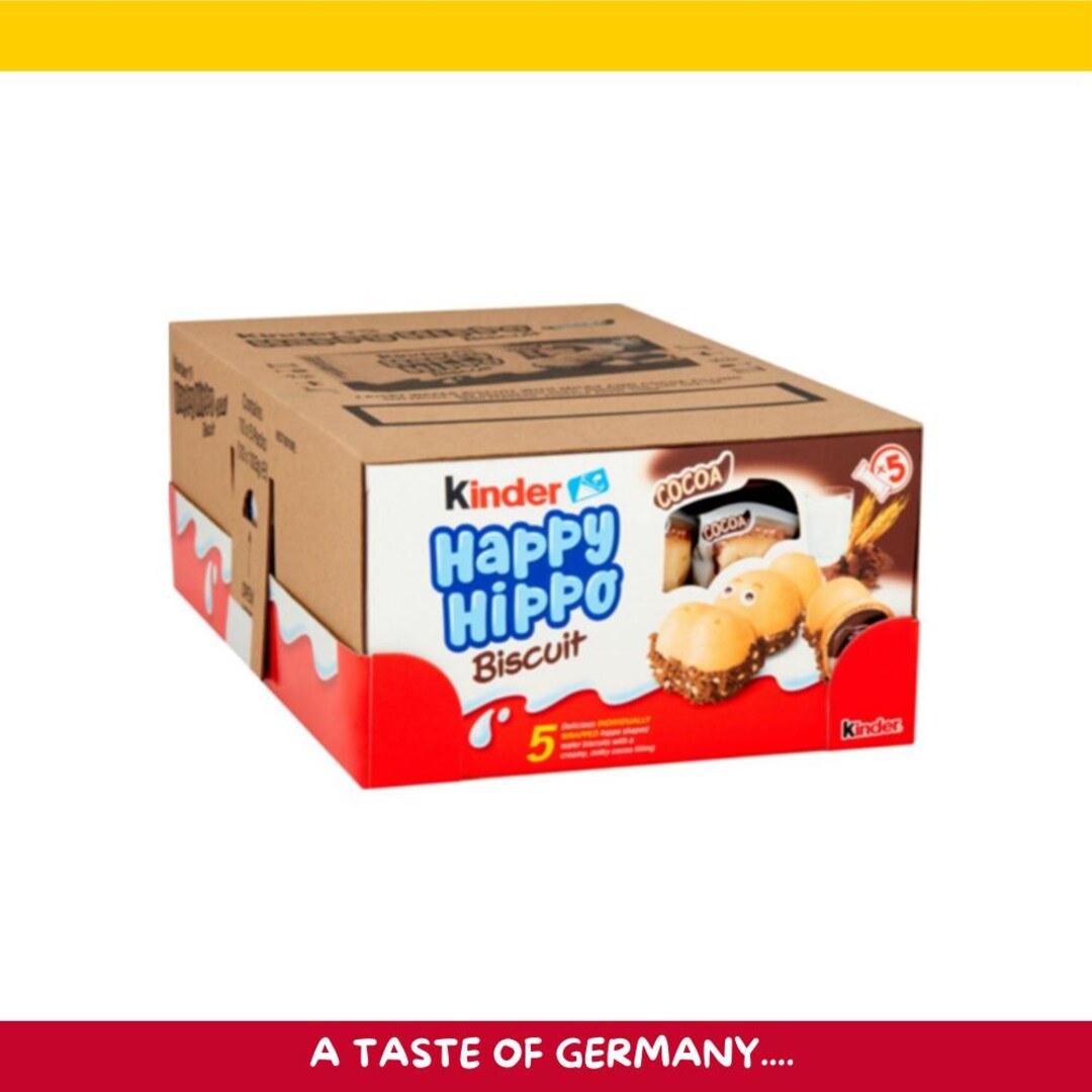 Kinder Happy Hippo Bulk Pack 28 X Crispy Waffle Chocolate Milk
