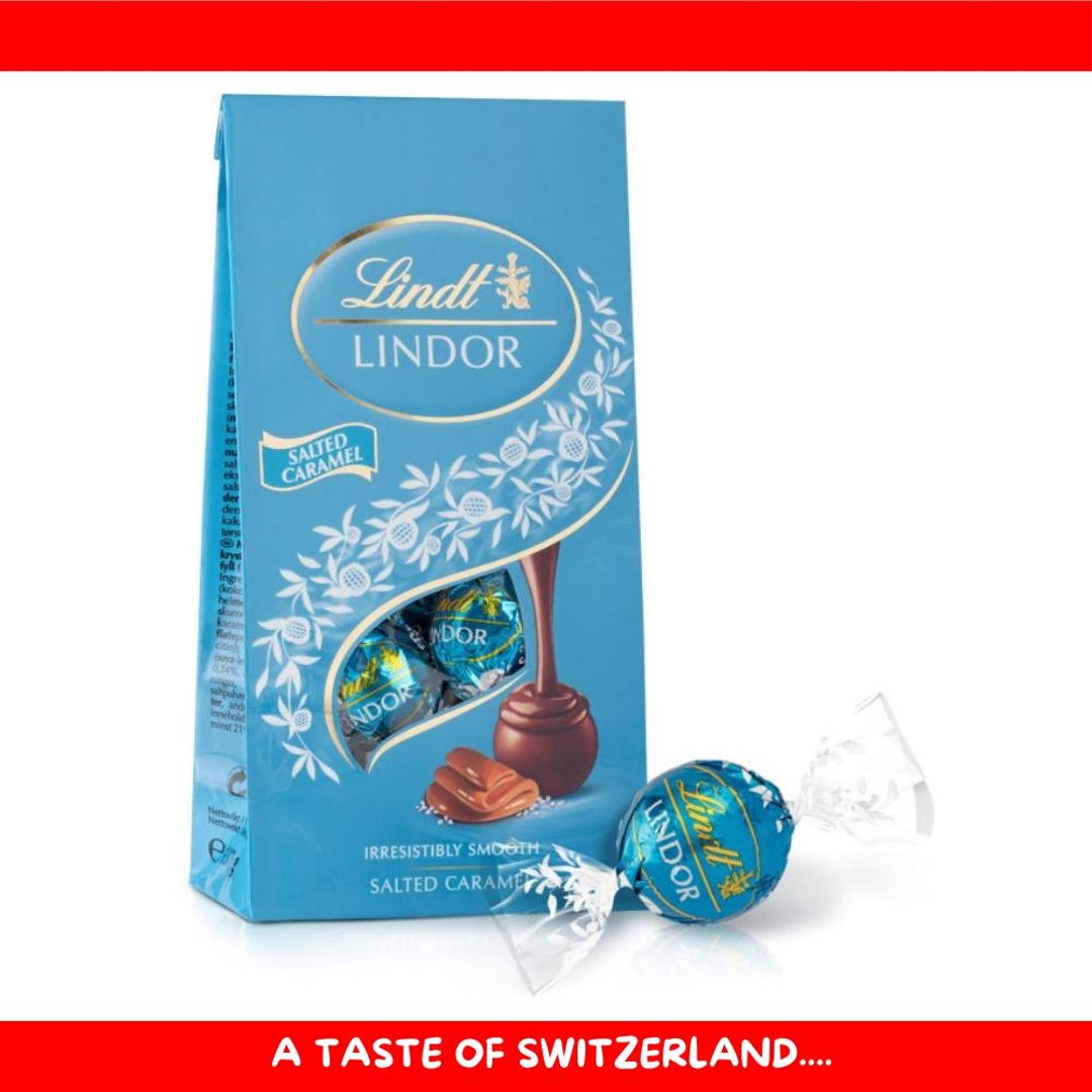 Lindt LINDOR Salted Caramel Milk Chocolate Truffles – 137g (4.83 Oz ...