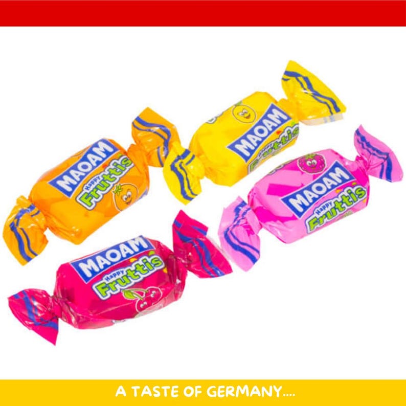Haribo MAOAM Happy Frutties – Fruity Chewy Candies – 2.2 Lb (1 Kg) - Etsy