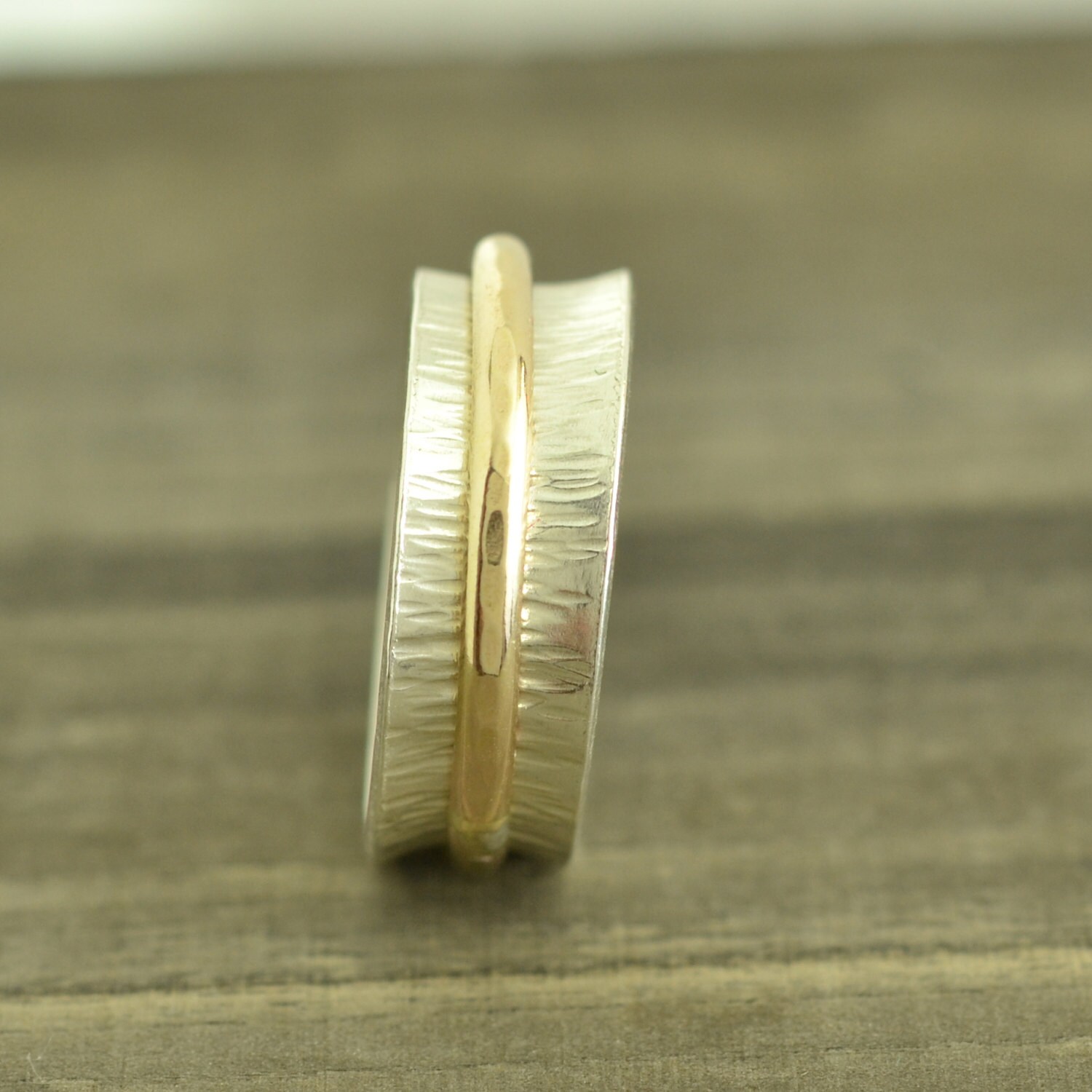 Spinner Ring, Sterling Sliver Spinner Ring, Narrow Spinner Ring, Nickel ...