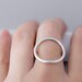Forever Circle Karma Ring, Solid Silver Circle Ring, High Quality ...