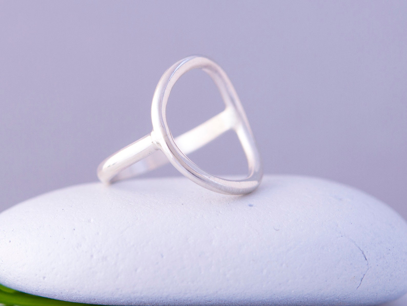 Forever Circle Karma Ring Solid Silver Circle Ring High - Etsy