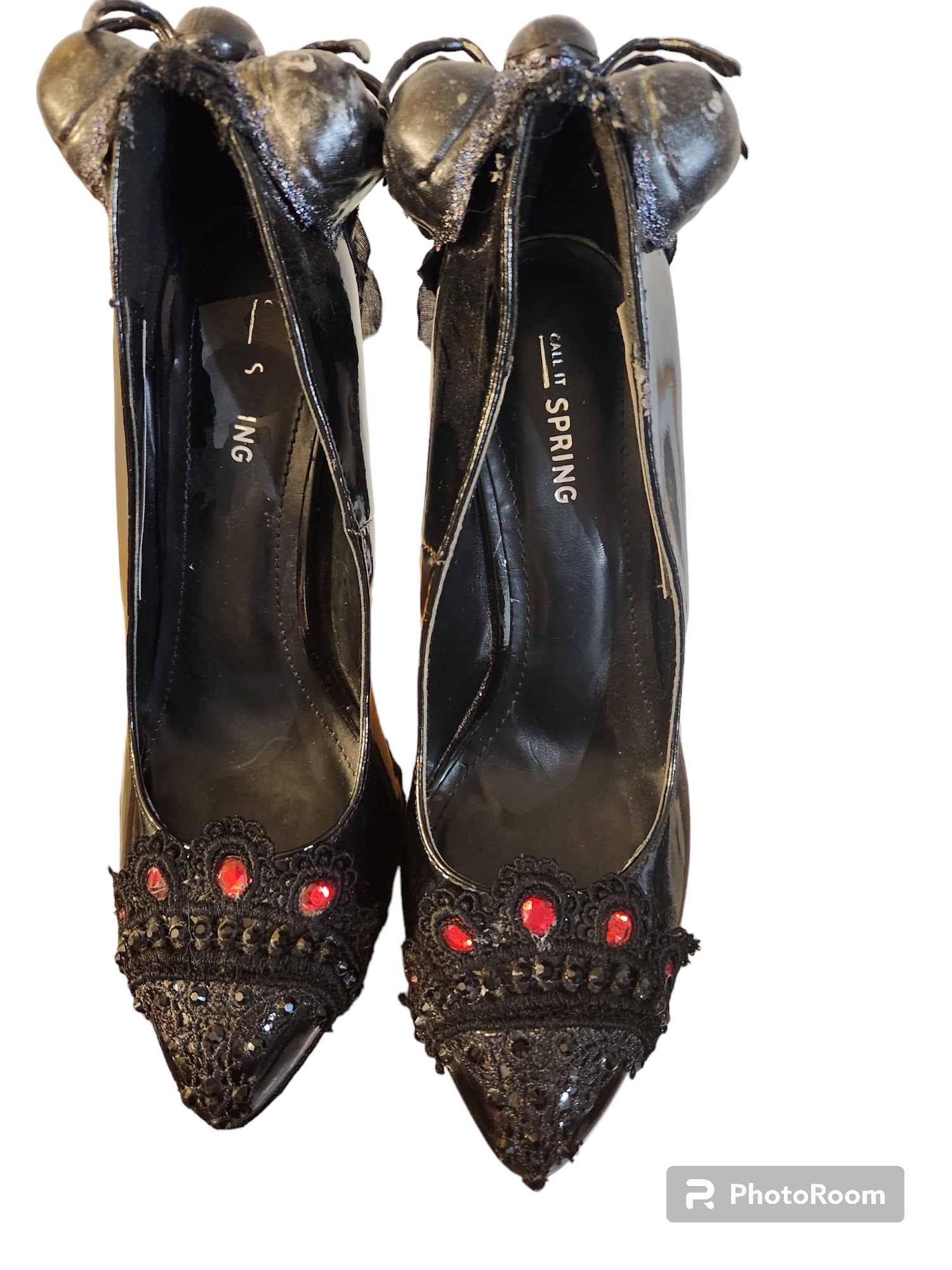 Gothic Vampire Baroque Victorian Halloween Black and Red Shoes - Etsy